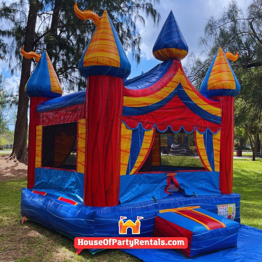 Circus Castle Bounce House For Rent - House Of Party Rentals