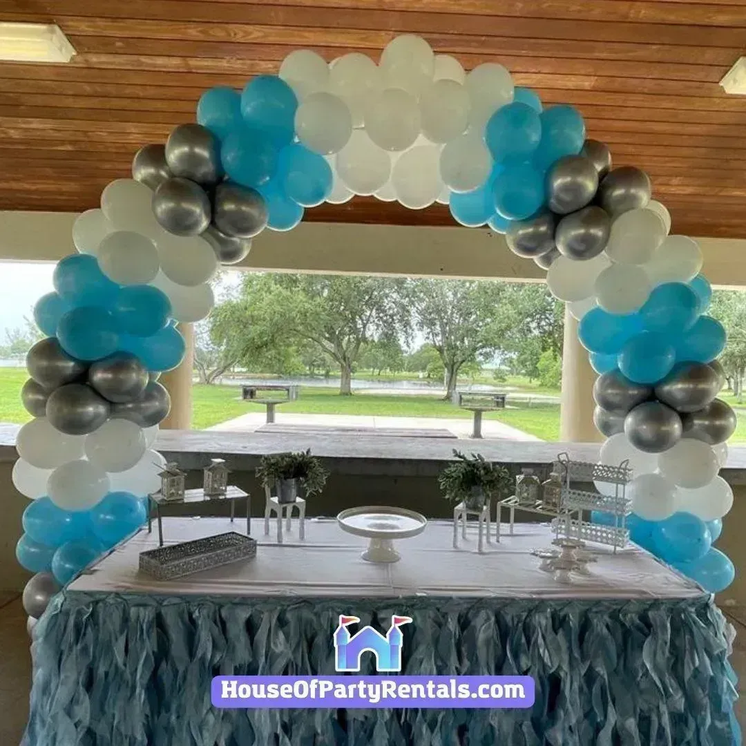 Basic Balloon Arch For Events - House Of Party Rentals